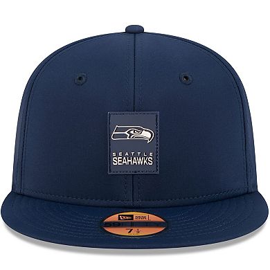 Men's New Era College Navy Seattle Seahawks 2025 Sideline 59FIFTY ...