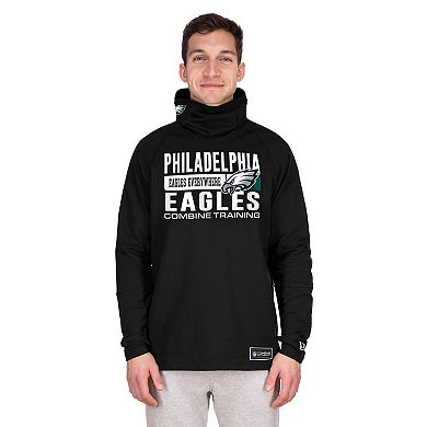 Men's New Era Black Philadelphia Eagles Functional Fandom Balaclava ...