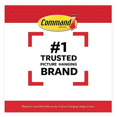 3M Command Extra Large 20 lb Black Picture Hanging Strips - 4 Pairs