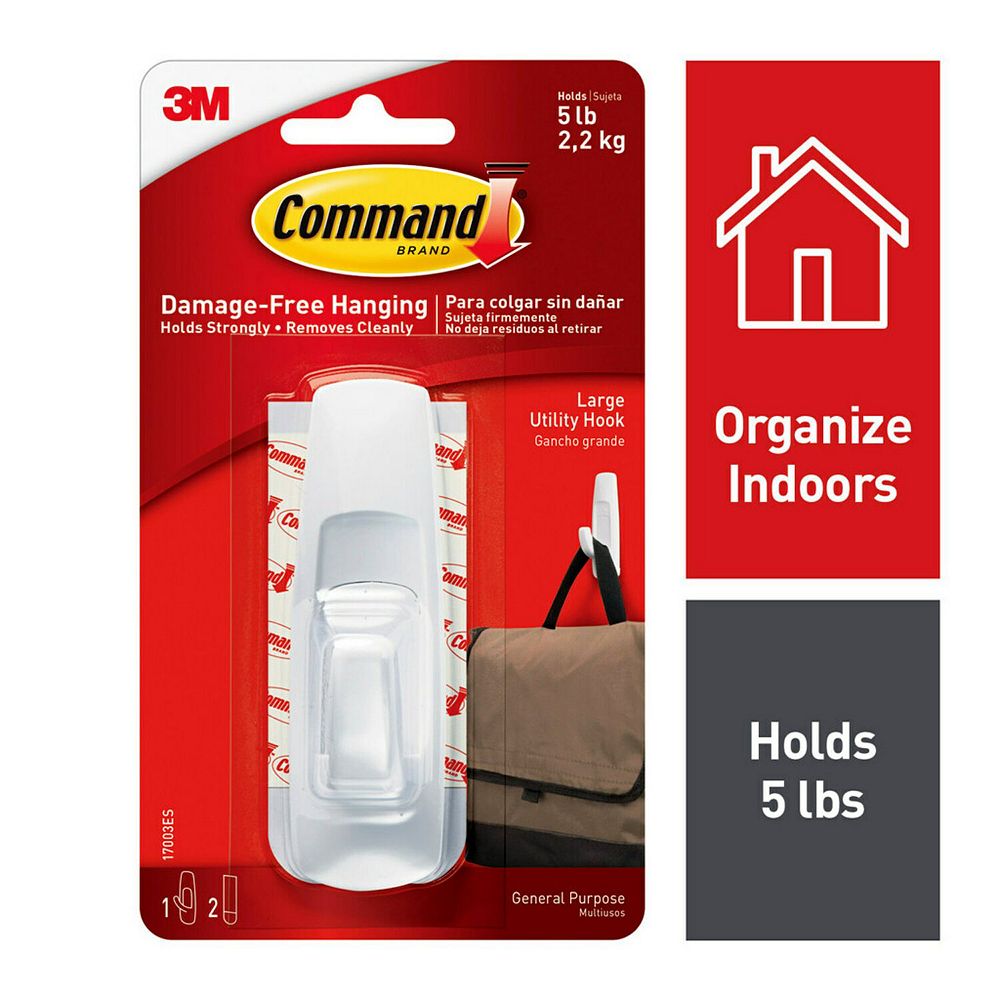 Command Large Utility Hook - Holds 5 lbs.