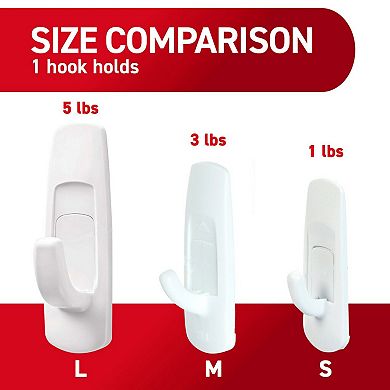 Command Large Utility Hook - Holds 5 lbs.