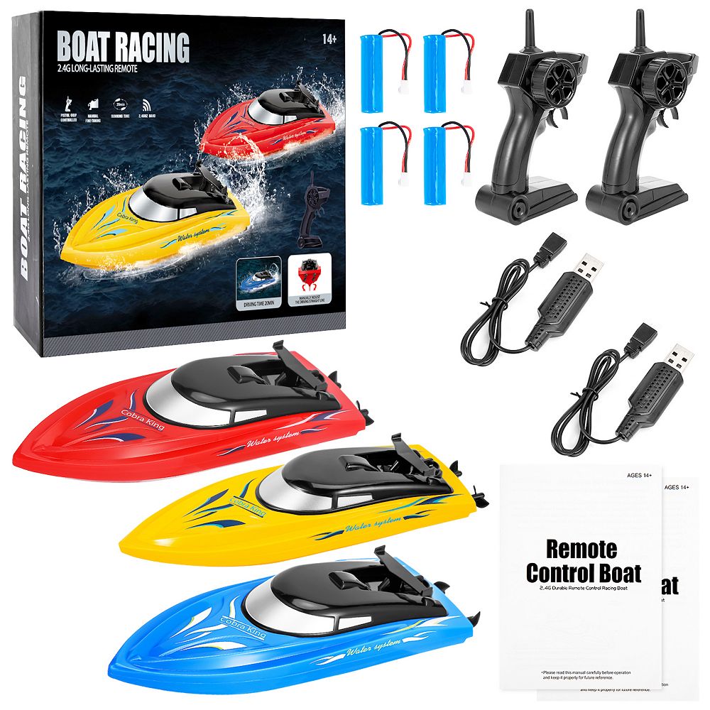 3PACK Remote Control Boat, Rc Boat for Kids