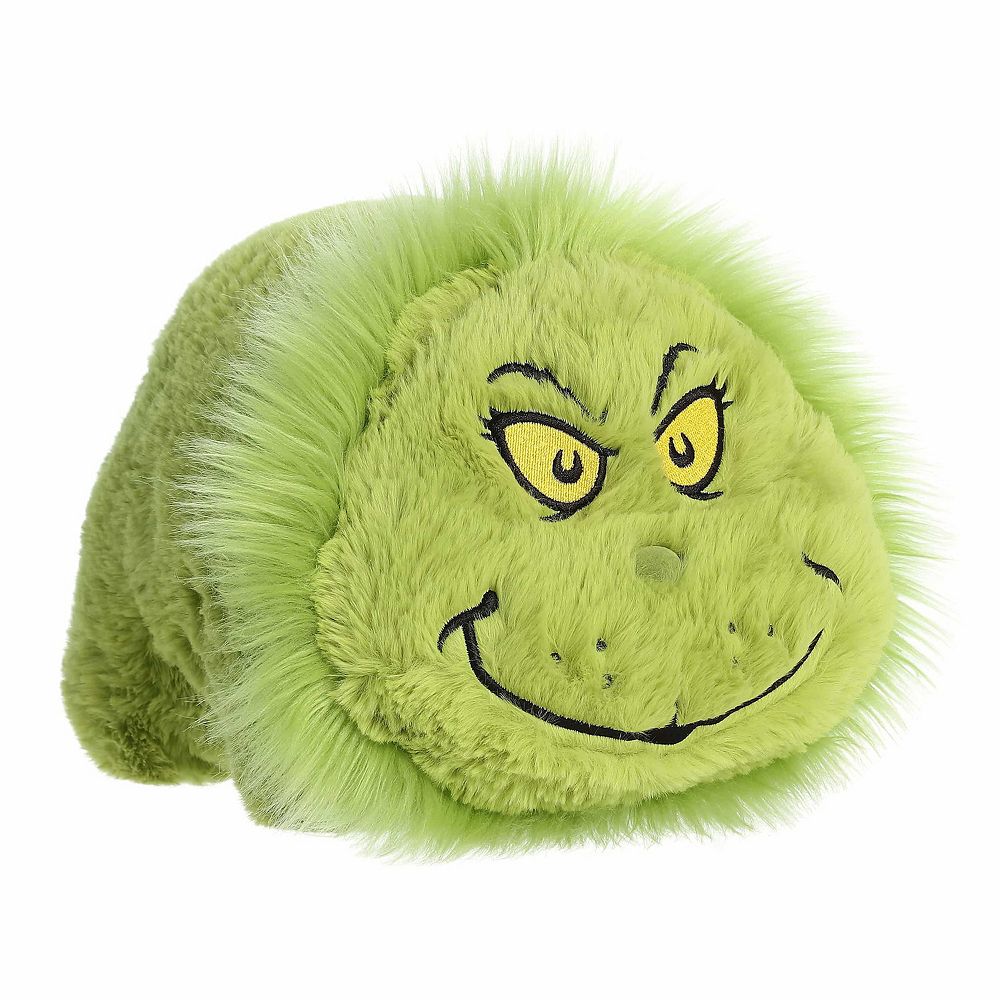 Aurora Small Green Whimsical Stuffed Animal Spudsters 10" Grinch Dr. Seuss