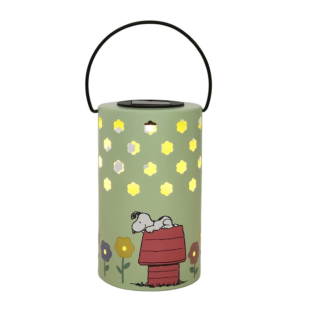 The Big One® Peanuts Snoopy Metal Solar Lantern