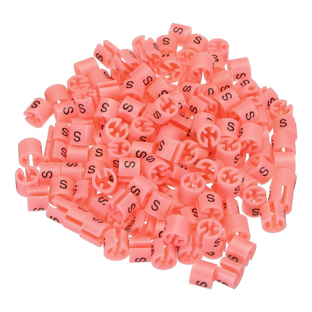 160pcs Clothes Hanger Markers Size Tags, Fit 3.5mm Rod Garment Size ...