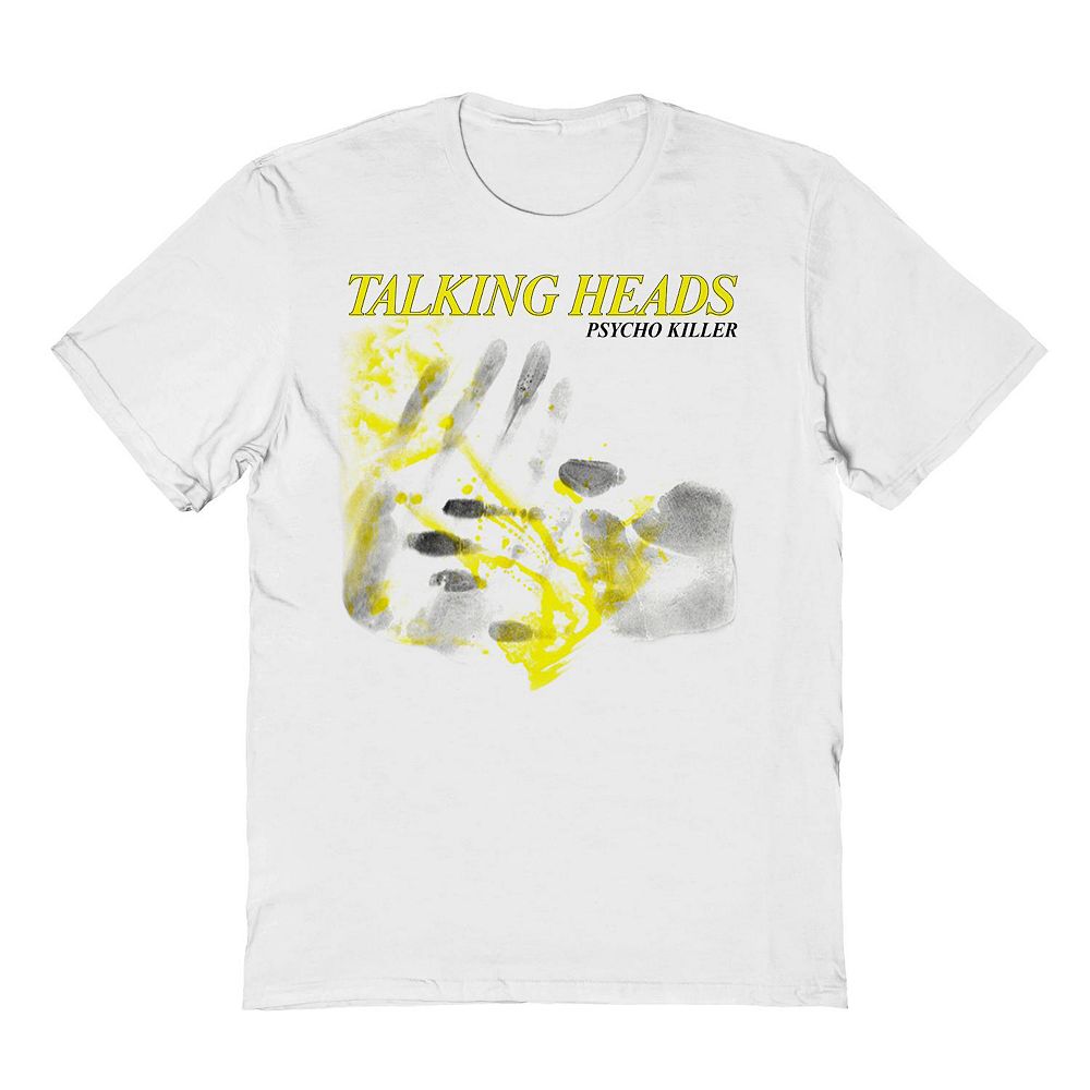 Men's Talking Heads Psycho Killer Hand Prints Graphic Tee