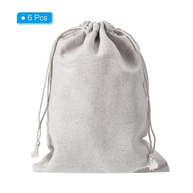 9"x7" Money Sacks Bag, 6pcs Deposit Change Transit Bags