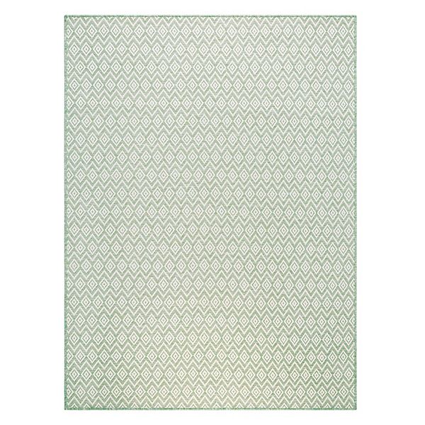 Nicole Miller Corin Small Diamonds UV Fade Resistant Indoor / Outdoor Rug
