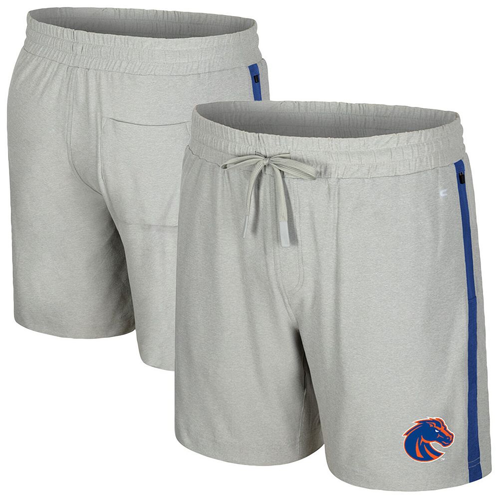 Men's Colosseum Gray Boise State Broncos Mac Shorts