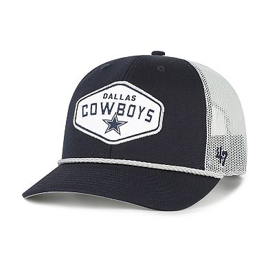 Men's '47 Navy Dallas Cowboys Ace Out Rope Trucker Hat