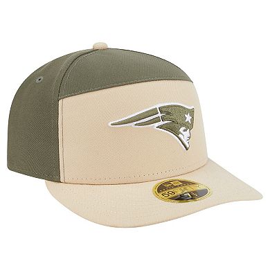 Men's New Era Light Beige/Olive New England Patriots Two-Tone Color ...