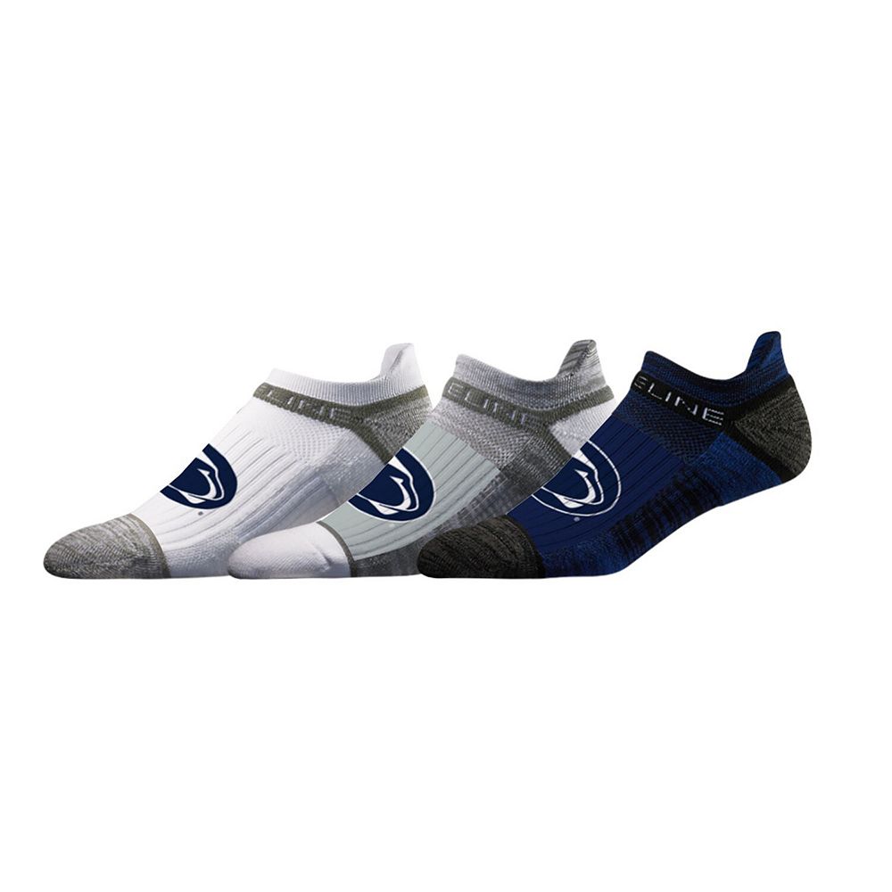 Unisex Strideline Penn State Nittany Lions Premium Low 3-Pack Ankle ...