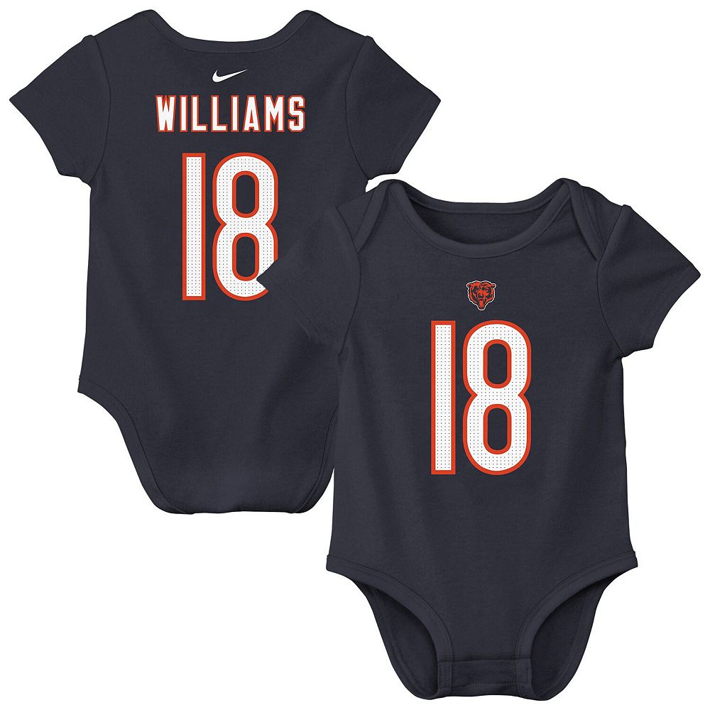Newborn & Infant Nike Caleb Williams Navy Chicago Bears Player Name ...