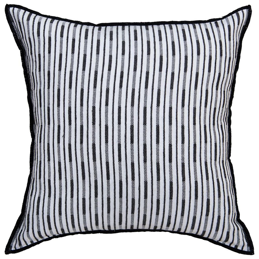 Rizzy Home Keefe Striped Poly Filled Throw Pillow