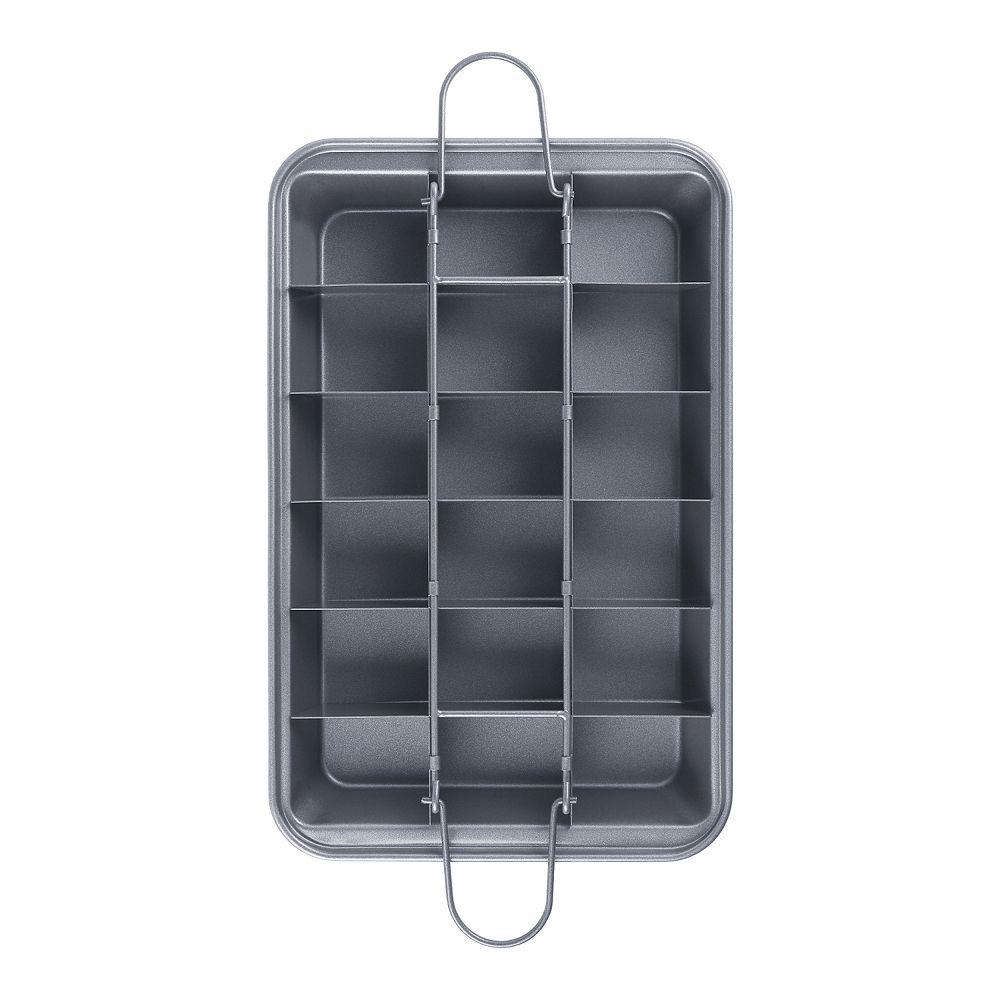 Brownie Pan with Dividers Non-stick, Durable Stainsteel, Cake Pan for ...