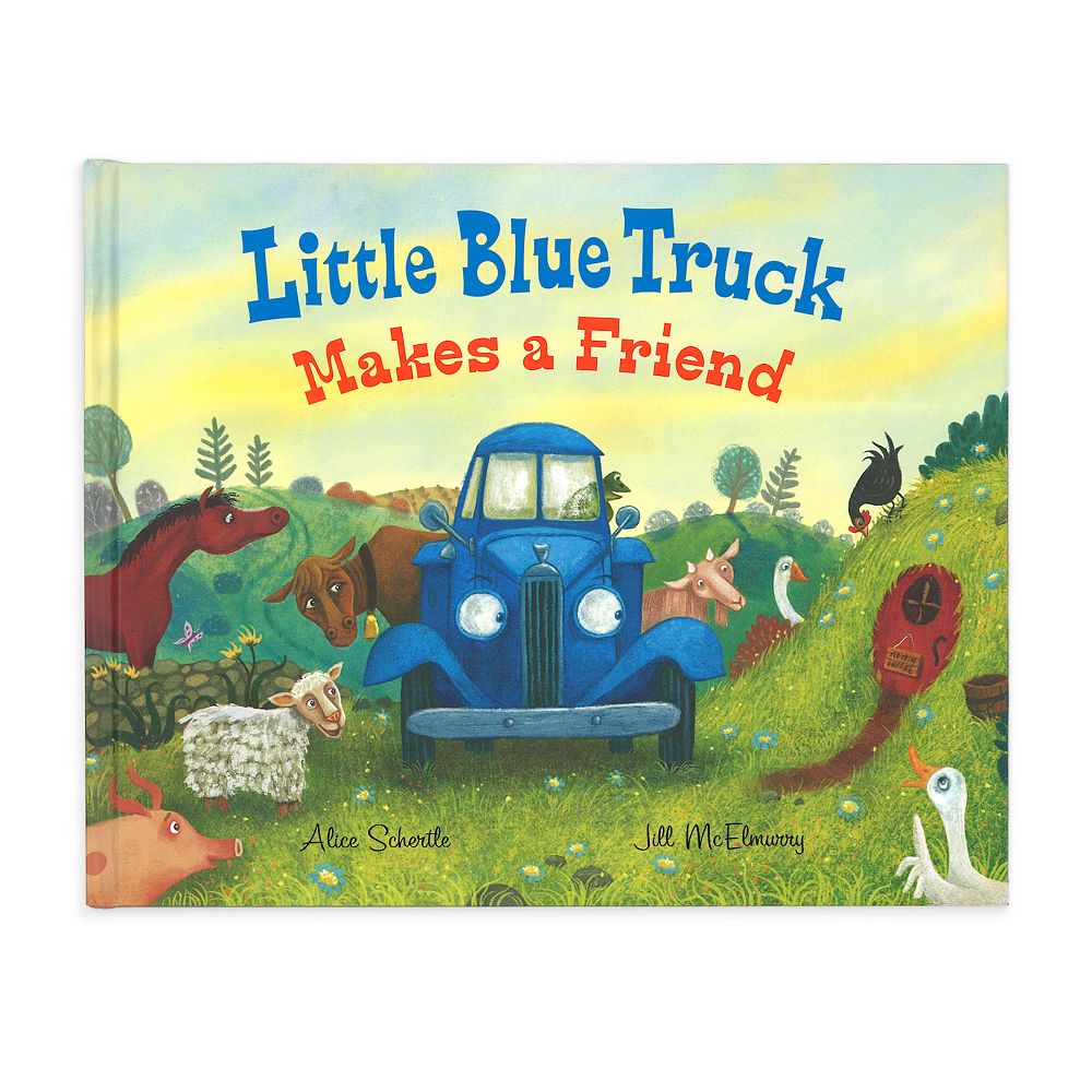 Little Blue Truck Makes a Friend Book