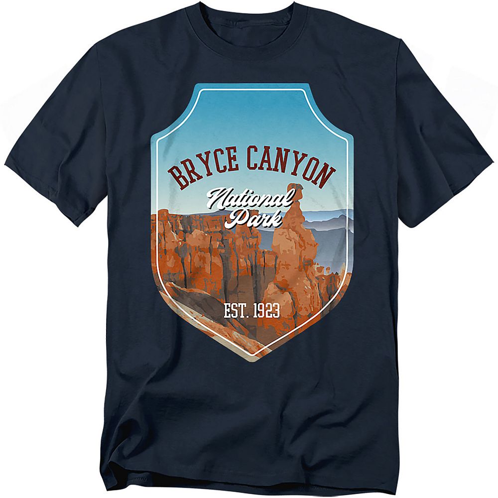Big & Tall Bryce Canyon Illustrated Landscape Graphic Tee