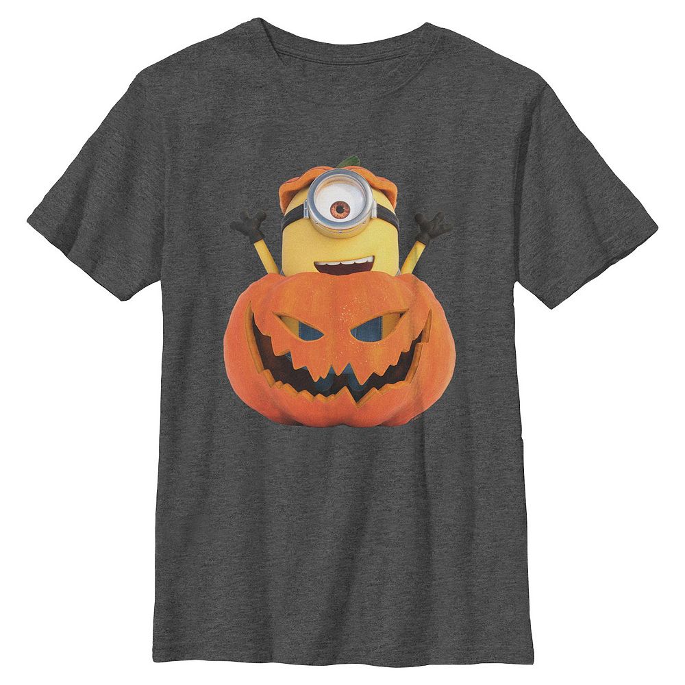 Boys 8-20 Despicable Me Minion Jack O Lantern Graphic Tee