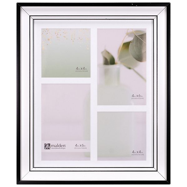 Malden 4 Slot Double Ridge Collage Frame