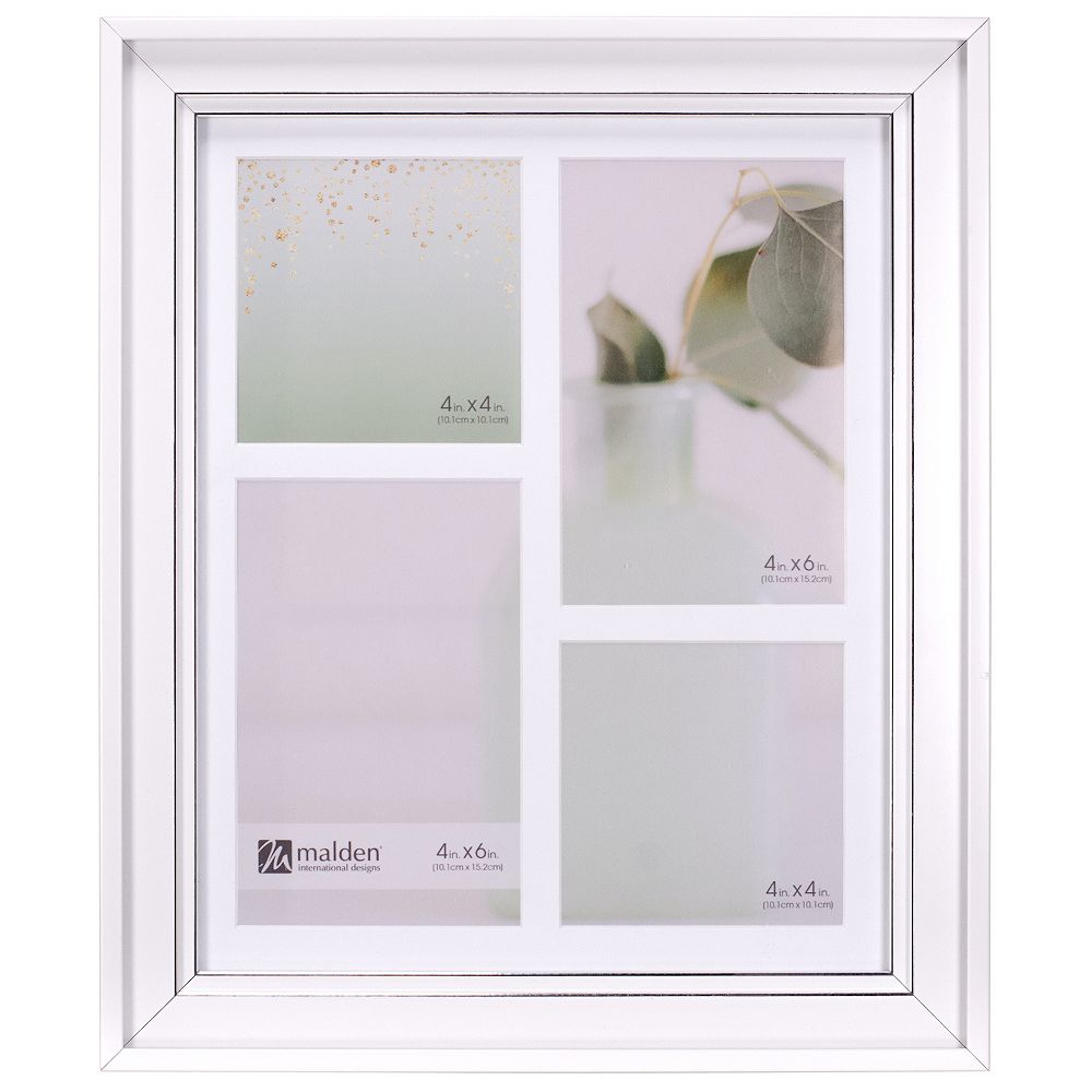 Malden 4 Slot Double Ridge Collage Frame