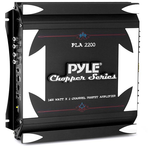 Pyle 2-Channel Bridgeable MOSFET Car Amplifier - 1400W Max - Slim ...
