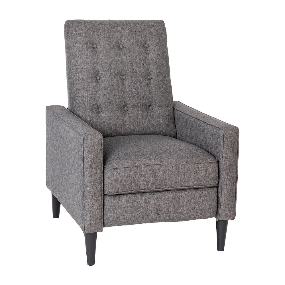 Flash Furniture Pushback Recliner with Button Tufted Back