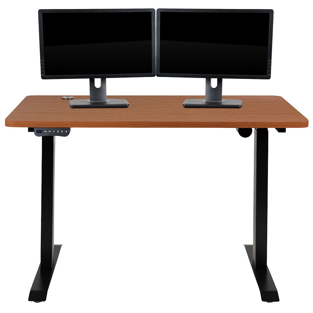 Flash Furniture Electric Height Adjustable Standing Desk - 48" Wide x ...