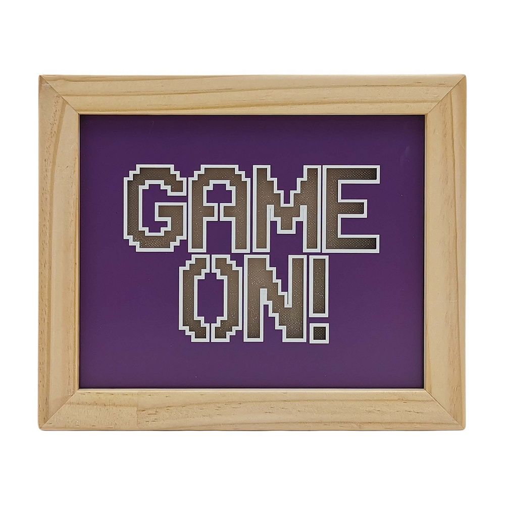 The Big One® Led Purple Gaming Caption Box