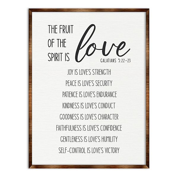 Fruit of the Spirit Sign - Wooden Christian sign - Verse sign ...