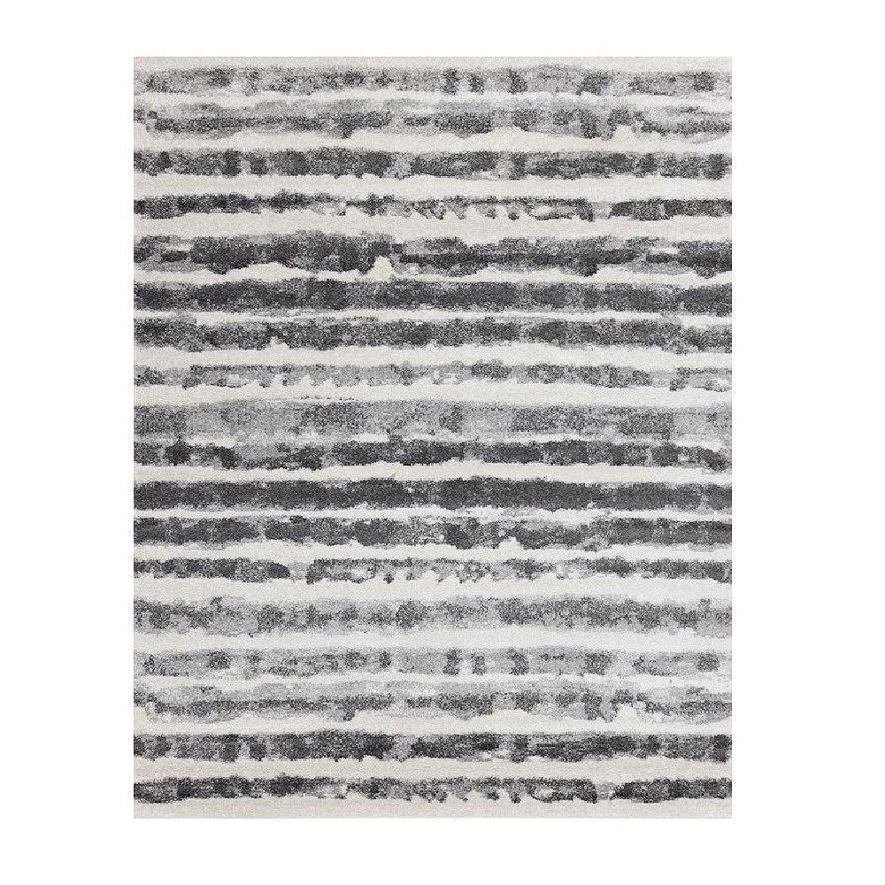 Finley Grey Cream Striped Indoor Rug