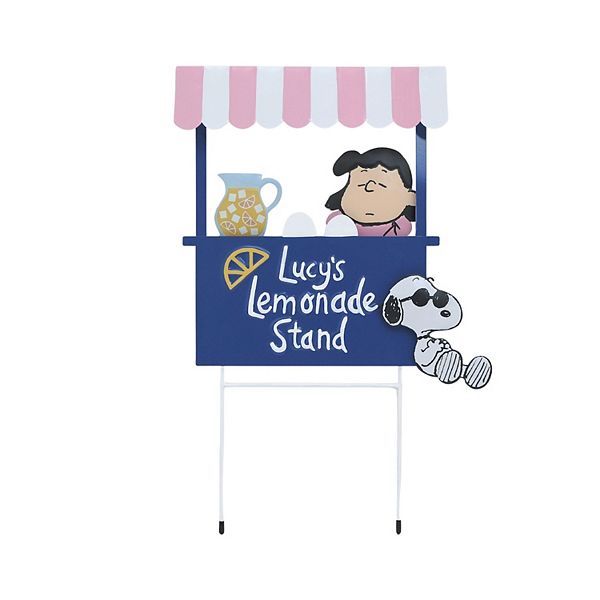 Celebrate Together™ Peanuts Lucy's Lemonade Stand Metal Garden Stake