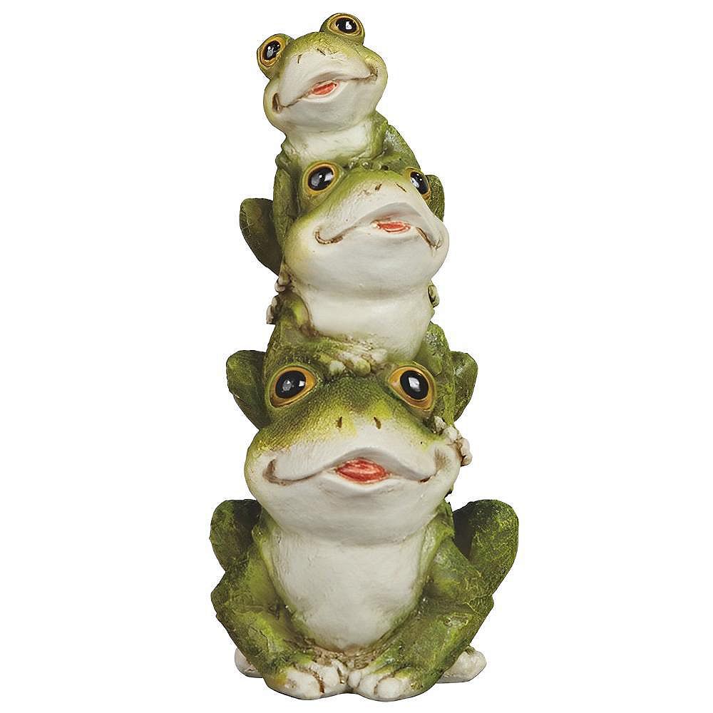 FC Design 8"H Frog 3-Stack Figurine Decoration Home Room Decor