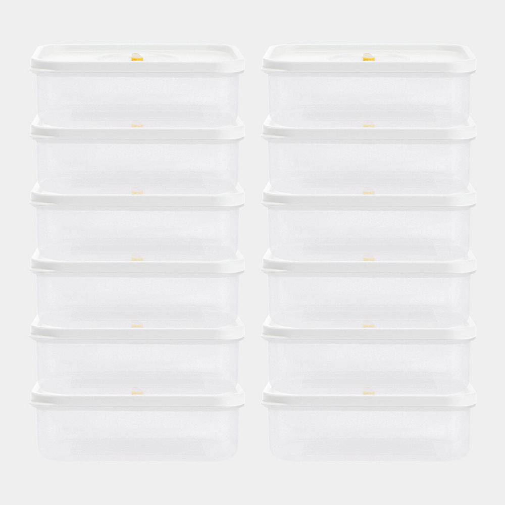 12 Pack Food Storage Containers with Lids, Meal Prep Food Containers ...