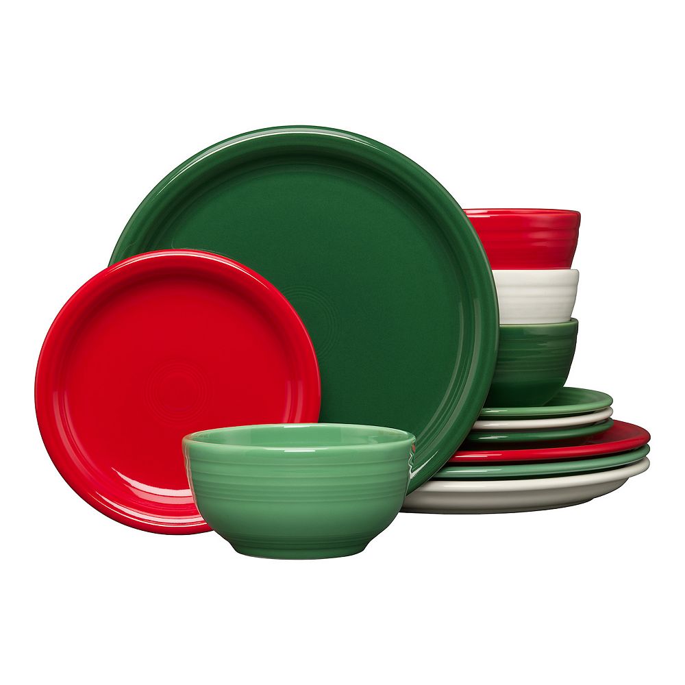Fiesta Christmas Bistro Coupe 12-pc. Dinnerware Set