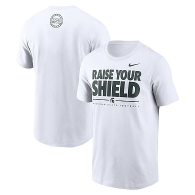 Men's Nike White Michigan State Spartans 2025 Football Fan Raise Your ...