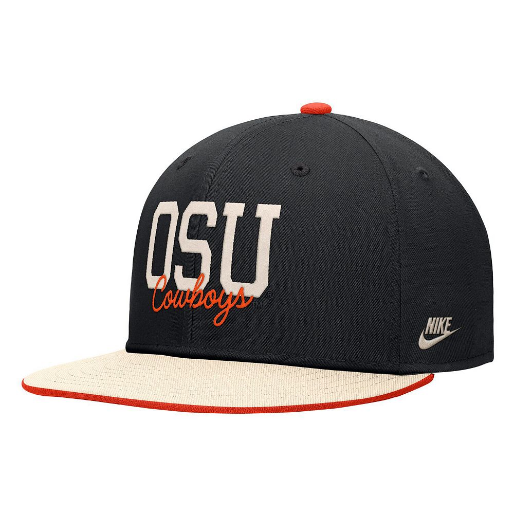 Men's Nike Black Oklahoma State Cowboys Vintage Script Pro Dri-FIT ...