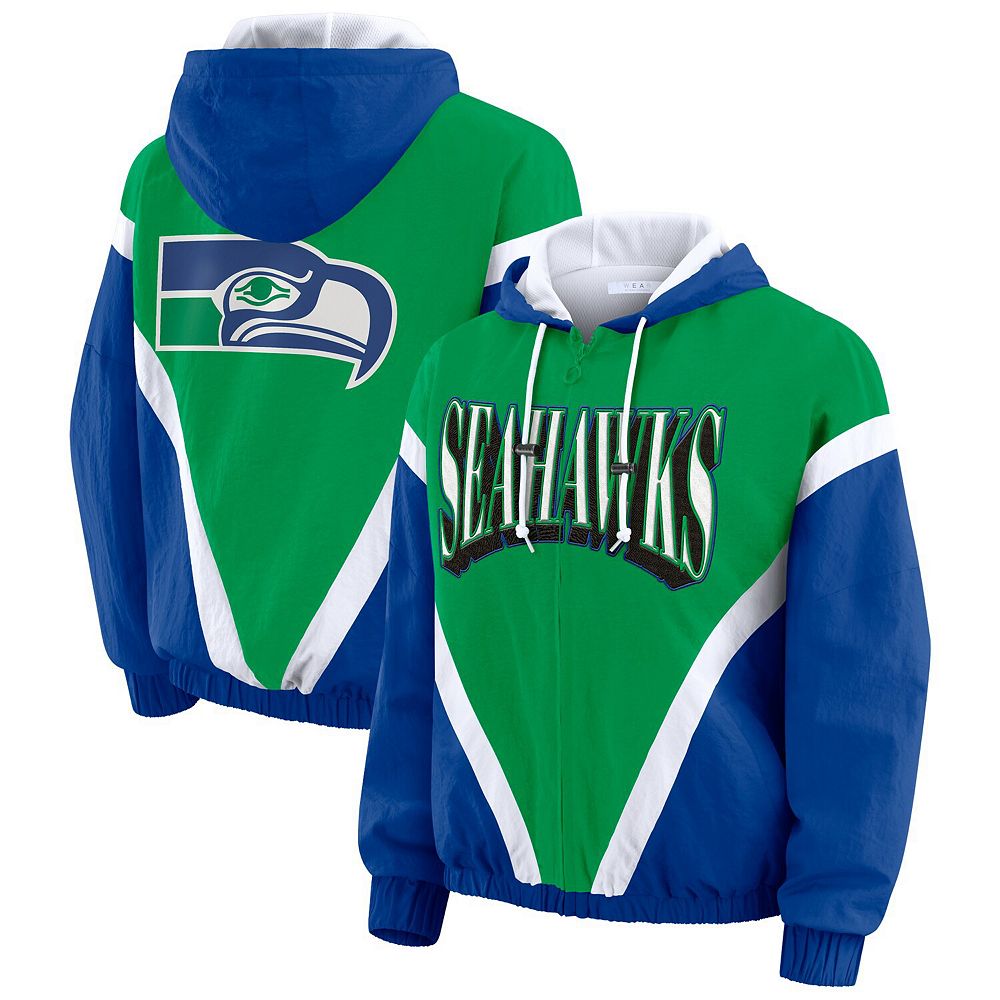 Women's WEAR by Erin Andrews Kelly Green/Royal Seattle Seahawks Plus ...