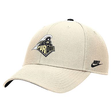Men's Nike Natural Purdue Boilermakers Vintage Rise Dri-FIT Adjustable Hat