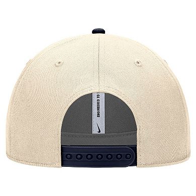 Men's Nike Natural UConn Huskies Vintage Rise Dri-FIT Adjustable Hat