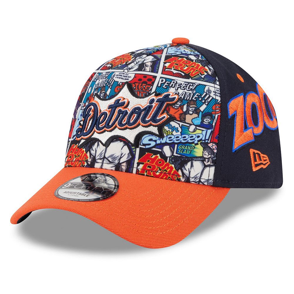 Men's New Era Navy/Orange Detroit Tigers 2025 MLB Diamond Hero Edition ...