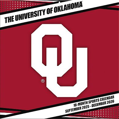 Oklahoma Sooners 12 ۝ x 12 ۝ 2026 Team Wall Calendar