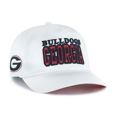 Women's '47 White Georgia Bulldogs Outspoken Hitch Adjustable Hat