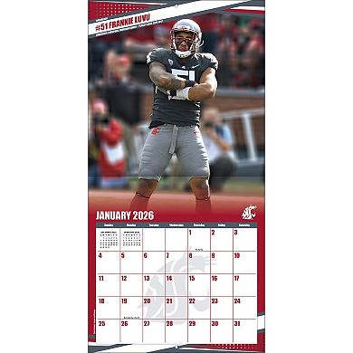 Washington State Cougars 12 ۝ x 12 ۝ 2026 Team Wall Calendar
