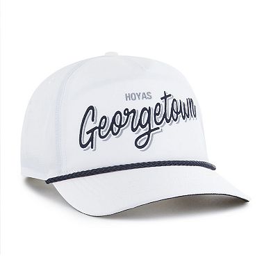 Men's '47 White Georgetown Hoyas Fairway Hitch Adjustable Hat