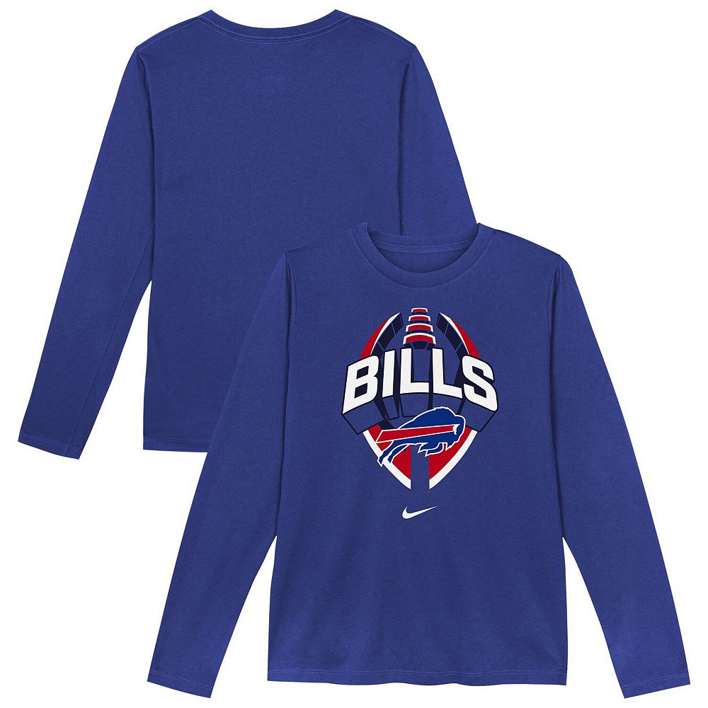 Toddler Nike Royal Buffalo Bills Primetime Legend Icon Long Sleeve ...