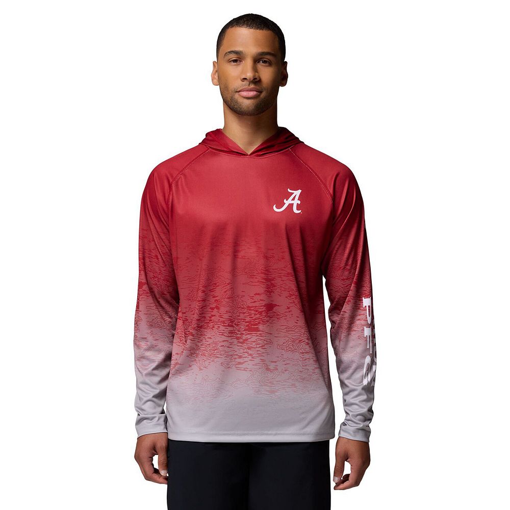 Men's Columbia Crimson Alabama Crimson Tide PFG Gradient Water Super ...