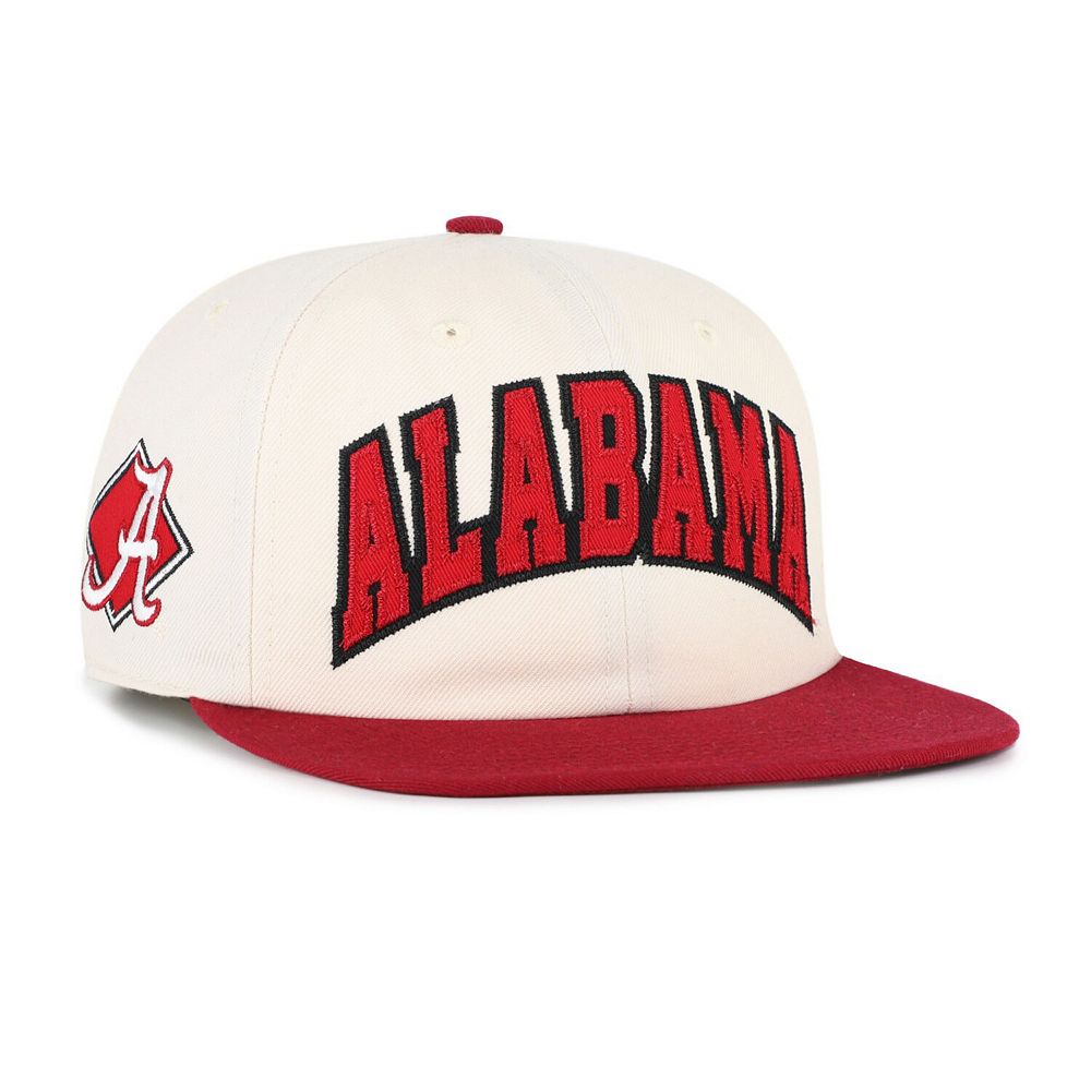 Unisex '47 Cream Alabama Crimson Tide Crossover Off Hand Captain ...