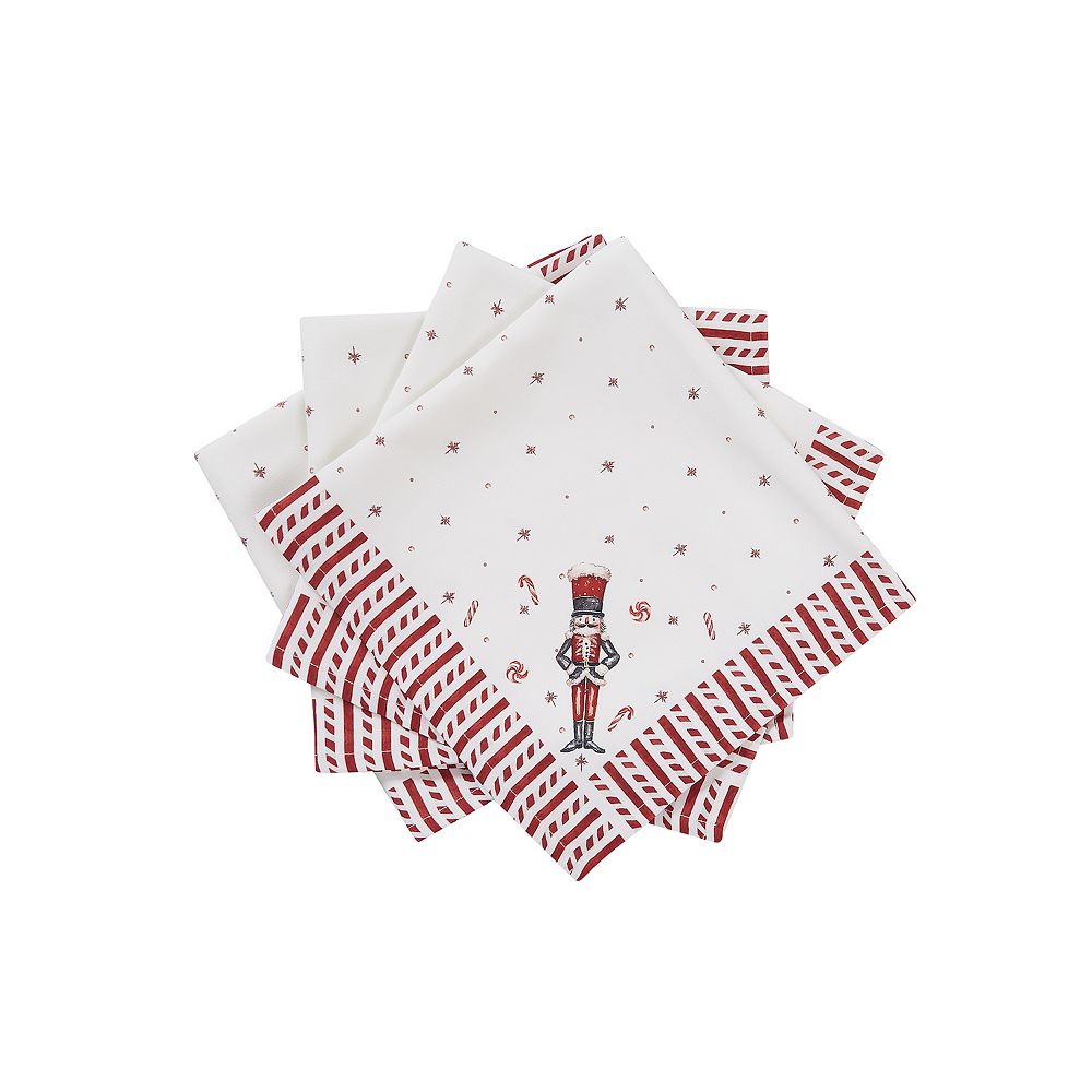 Avanti Nutcracker Candy Napkin 4-pc. Set