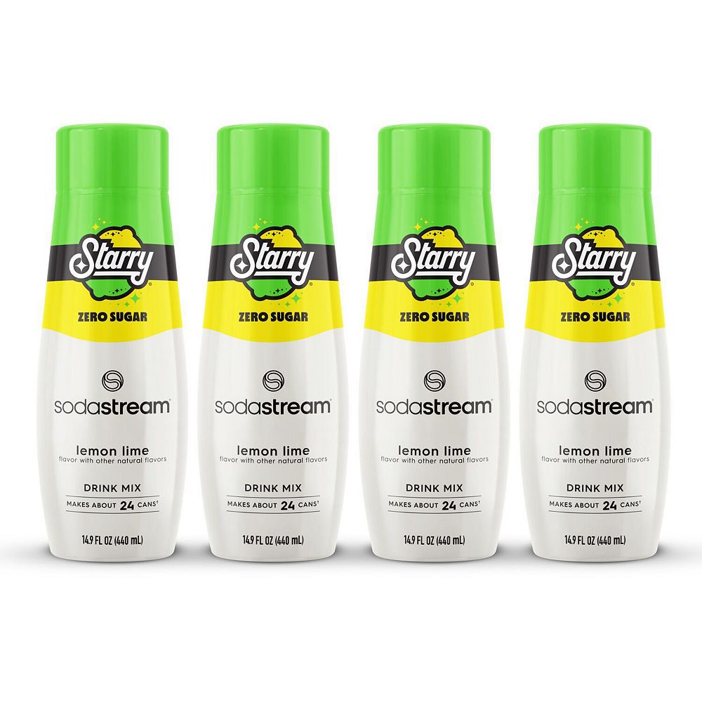 SodaStream Starry Zero Sugar Lemon Lime Drink Mix 4-pk.