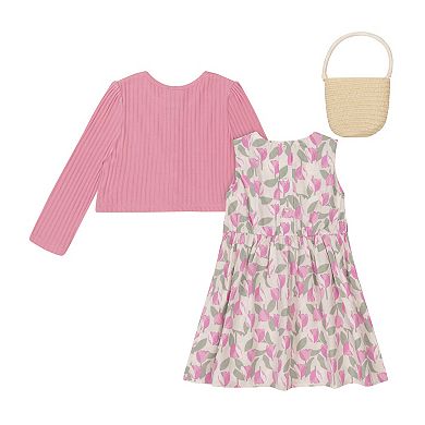 Baby & Toddler Girl Little Lass Dress & Cardigan Set